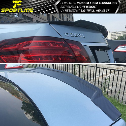 Fits 10-16 Mercedes Benz E-Class W212 Rear Trunk Spoiler Carbon Fiber ...