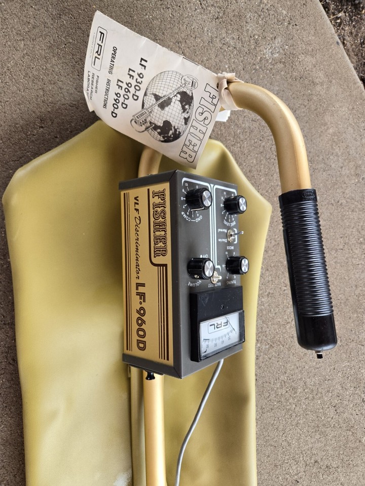 Fisher Metal Detector M-Scope LF-960D Discriminator, Manual & Heavy ...