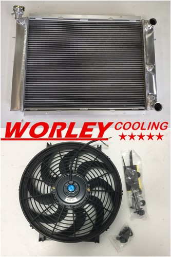 QLD-2ROW Aluminum Radiator for HOLDEN COMMODORE VL RB30 L6 86-88 AT/MT ...