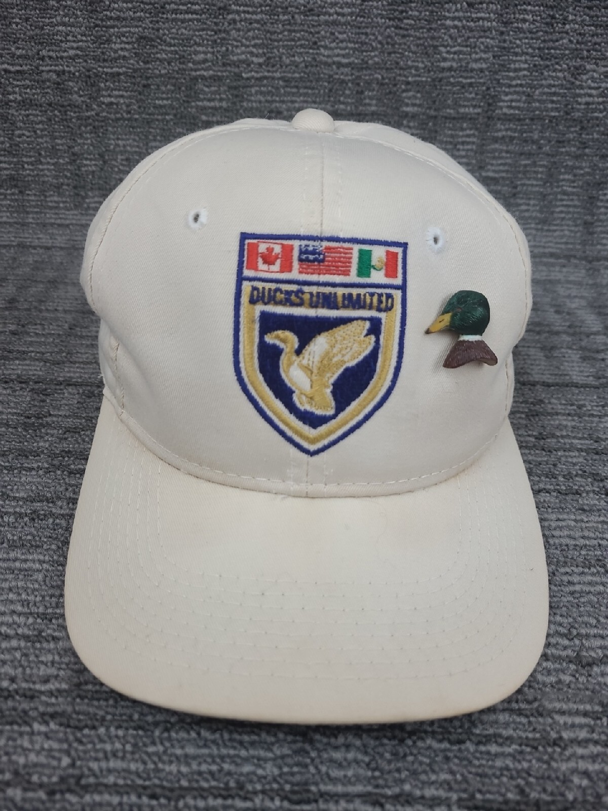 Ducks Unlimited DU Logo Emblem Flag Crest Snapback Tr… - Gem