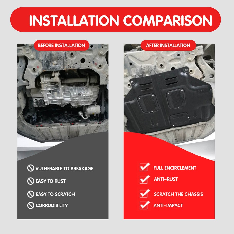 Engine Splash Shield For Ford Focus ST 2013-2018 Auto Under Guard ...
