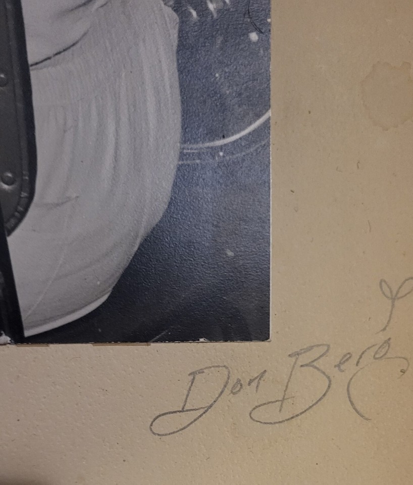 Don Berg/Bero Autographed Photographic Print Help Needed Here | eBay
