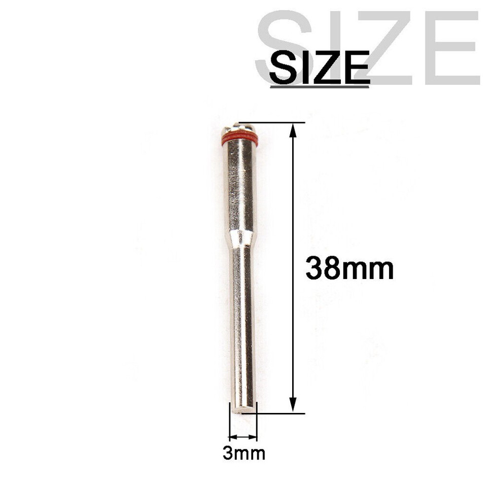 20Pcs Screw Mandrel 3mm Shank Cut-off Wheel Holder For Dremel Rotary ...