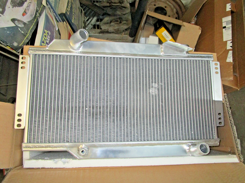 Triumph Spitfire Aluminum Radiator Kit with Dual Electric Fans 1971 ...