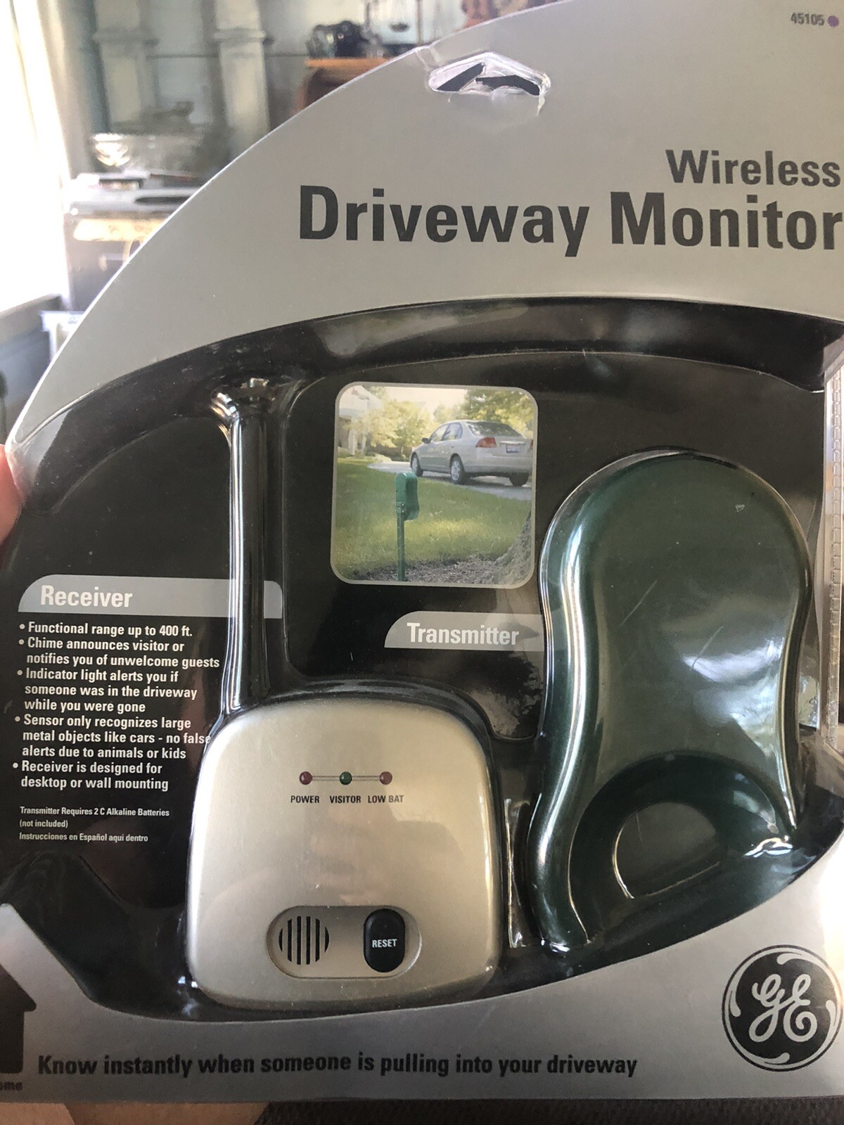 GE driveway 45105 wireless monitor
