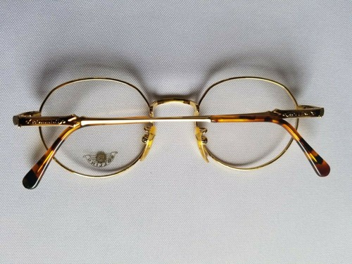 VINTAGE ROLLING DE RIGO OCCHIALI MOD. 628 COL. 229 GOLD TORT OPTICAL ...
