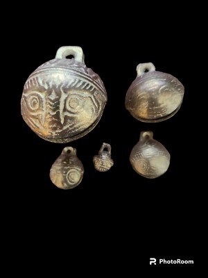 Set of 5 Round Bells Chinese Style various sizes | eBay