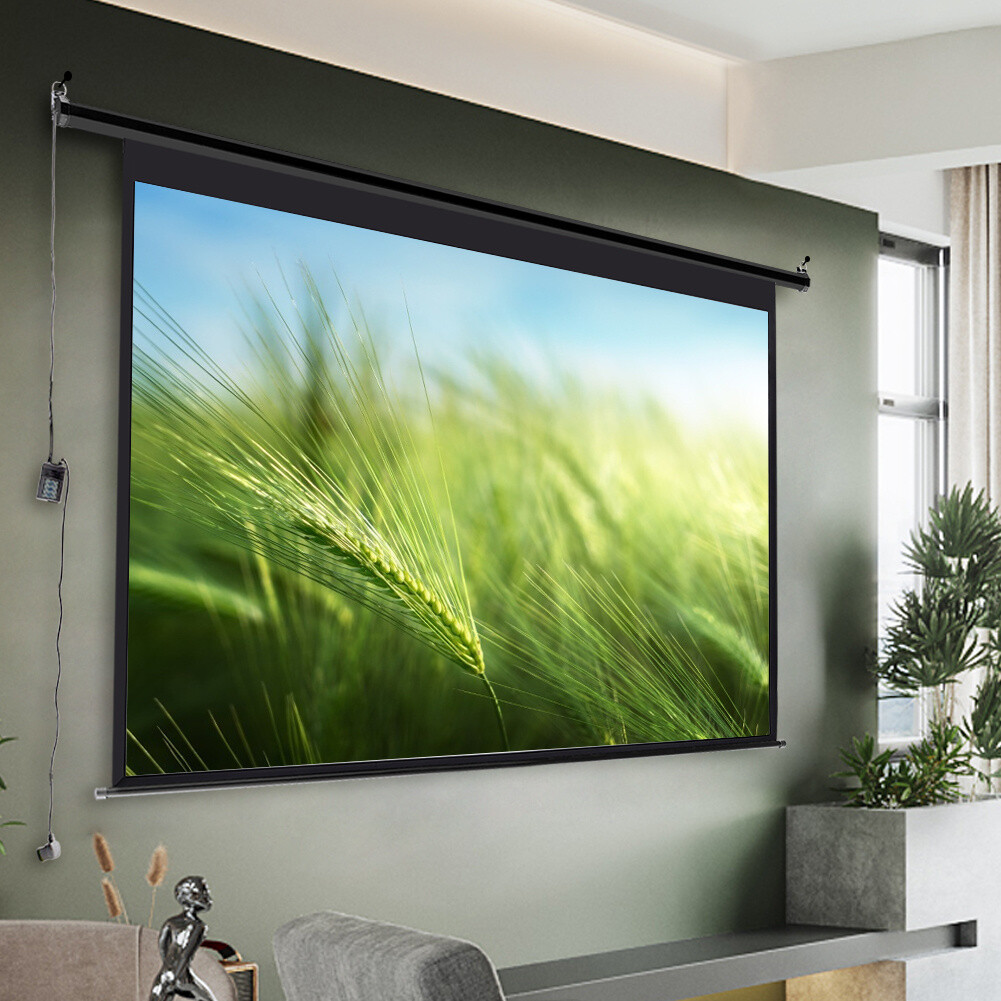 Projector Screen Tv Wall Vevor Motorized Projector Screen 120"