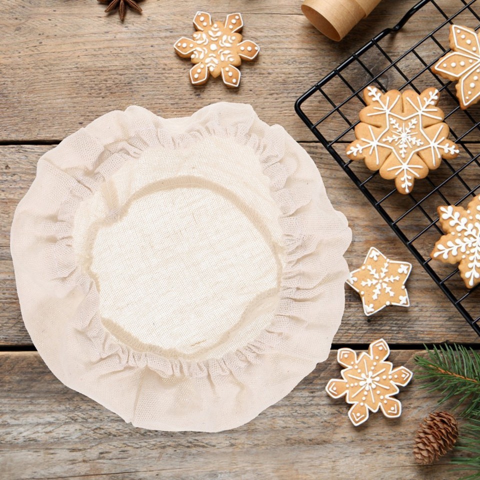 2 Pcs Sourdough Basket Liner Cloth Bread Covers Baking Accessories ...