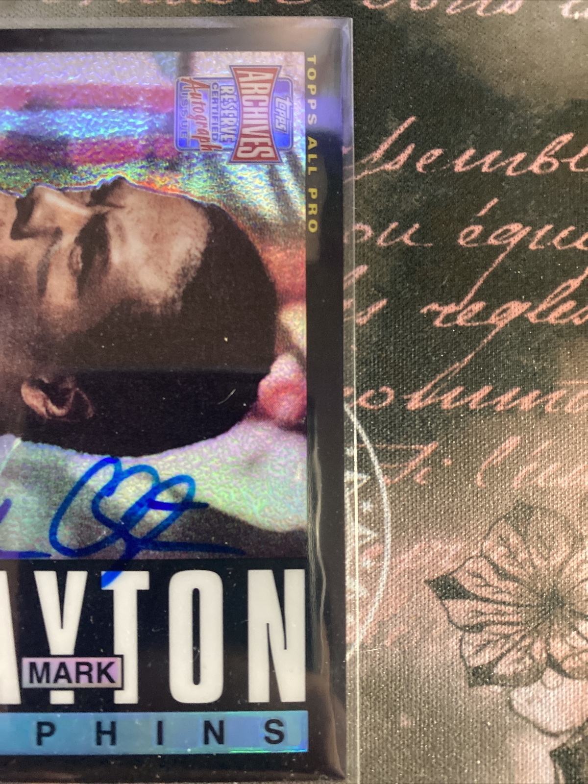 2001 Topps Archives Reserve MARK CLAYTON Autograph Rc REFRACTOR ...