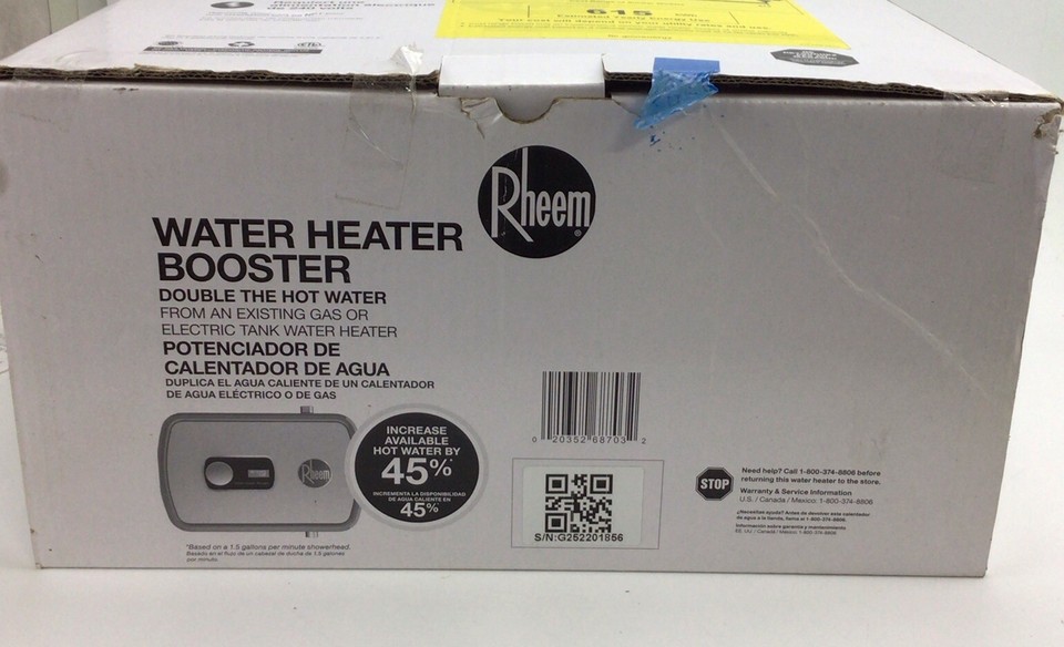 RHEEM WATER HEATER BOOSTER RTEX-AB7 FREE SHIPPING | eBay