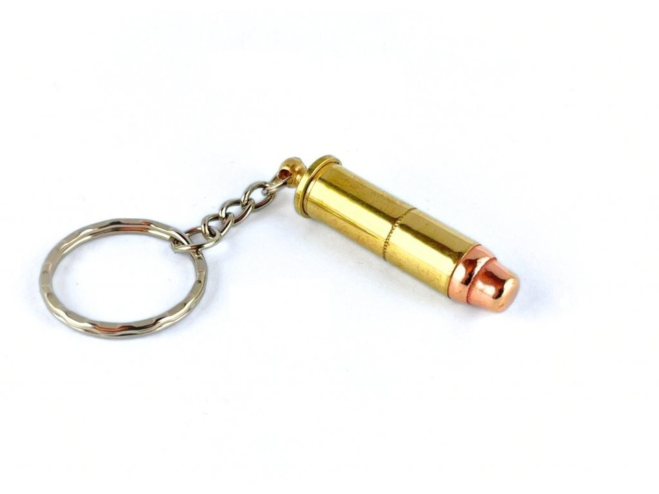 An unique revolver cartridge keychain .38 special with a real bullet | eBay