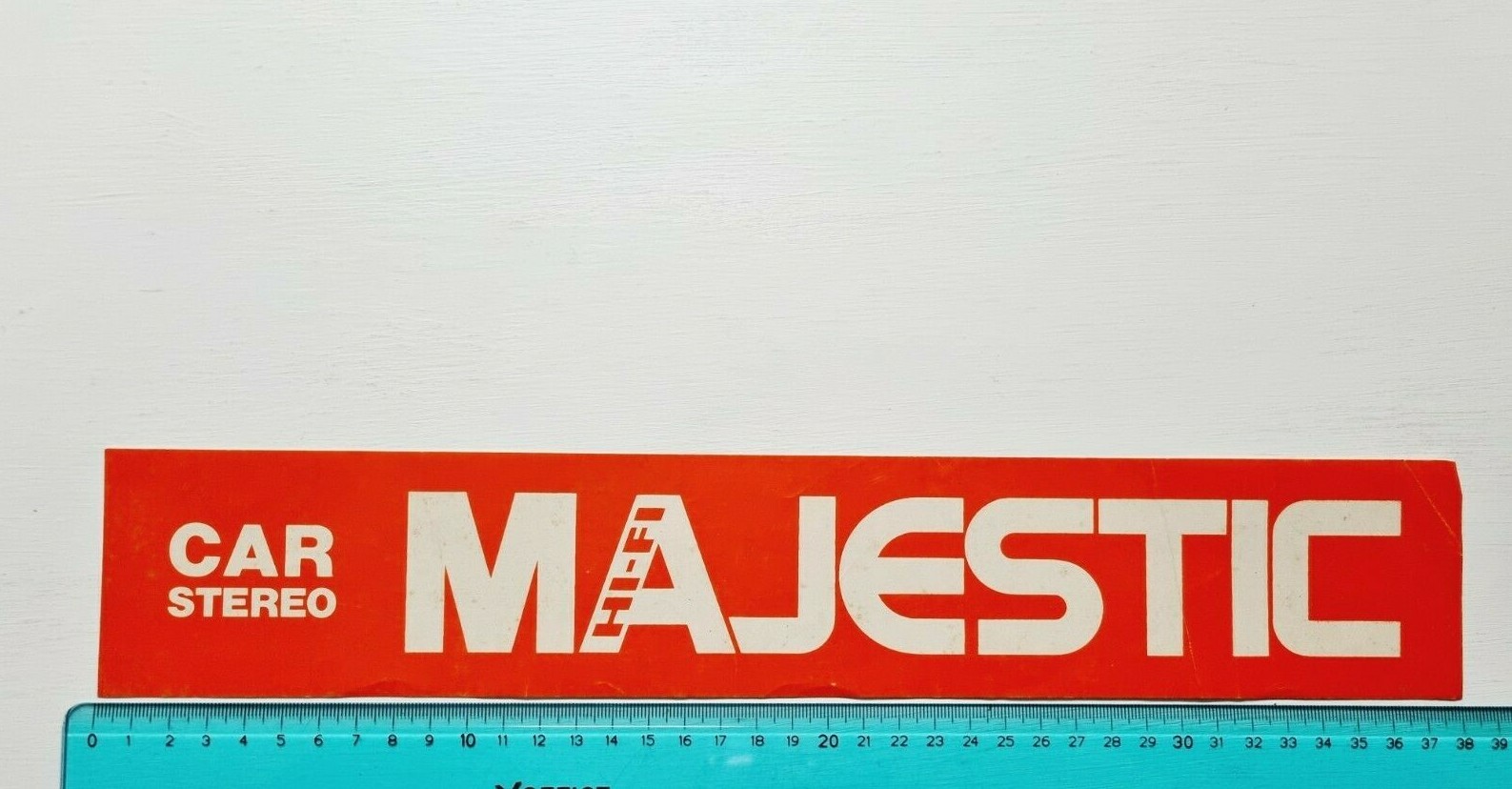 Adhesive Majestic Car Stereo Hi-Fi Sticker Autocollant Vintage 80s ...