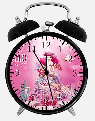 Little Mermaid Ariel Alarm Desk Clock 3.75" Home or Office Decor E237 ...