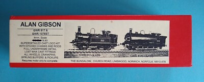 2 Alan Gibson Loco Kits Brass Metal 4mm 18.83 Gauge GWR Class 517T ...