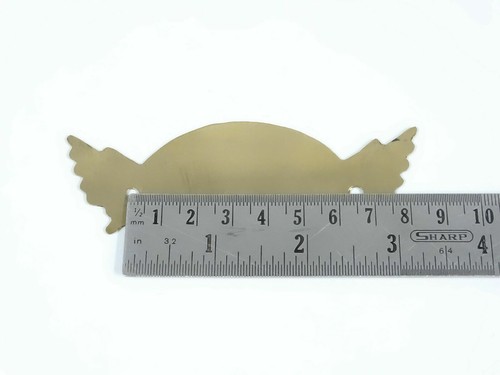 Vintage Car Morgan Flying Bonnet Hood Brass Badge / Emblem Golden ...