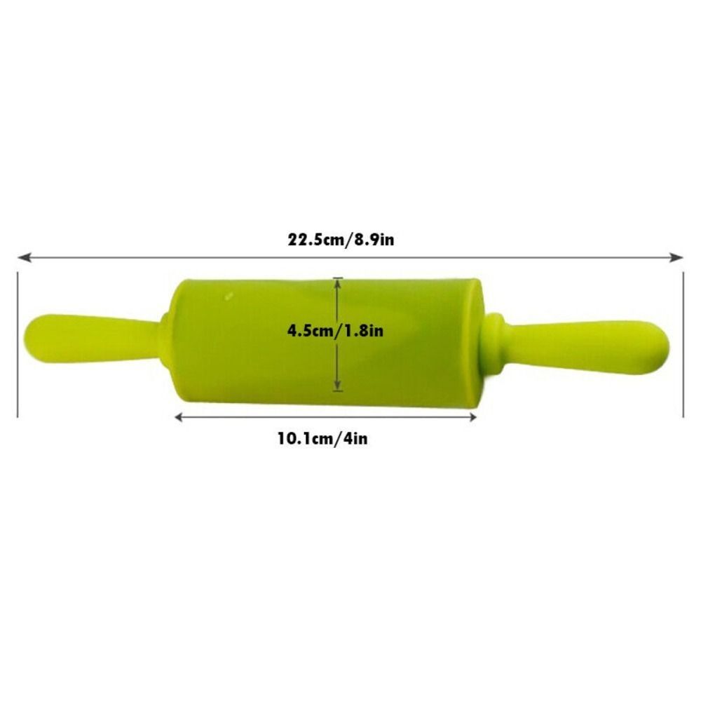 with Plastic Handle Roller Rolling Pin Non-stick Dough Roller Kitchen ...