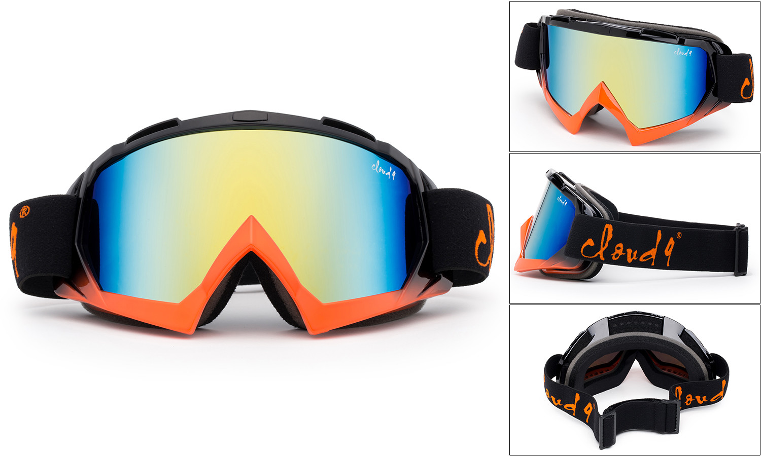 Cloud 9 Gorilla Men Snow Ski Goggles Anti-Fog Dual Lens UV400 ...