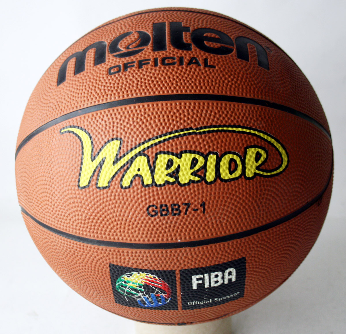 RARE MOLTEN OFFICIAL WARRIOR GBB7-1 FIBA BASKETBALL BALL SIZE 7 NEW ...