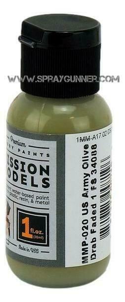 Mission Models Acrylic Non-Solvent Based Scale Model Paint 1oz Choose ...