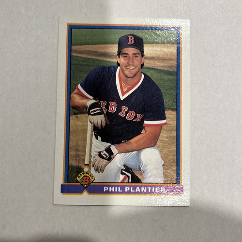 1991 BOWMAN #117 PHIL PLANTIER ROOKIE RC BOSTON RED SOX and Kevin Bass ...