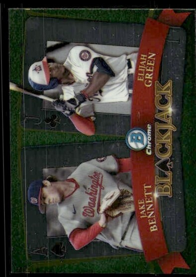 2023 Bowman Draft Jake Bennett Elijah Green #BJ-5 Chrome Blackjack | eBay
