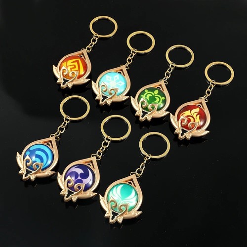 Genshin Impact Keychain Vision Key Rings | eBay