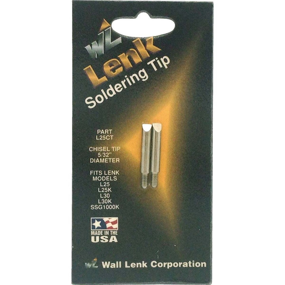 Wall Lenk 0.156 In. Soldering Iron Chisel Tip (2-Pack) L25CT Wall Lenk ...