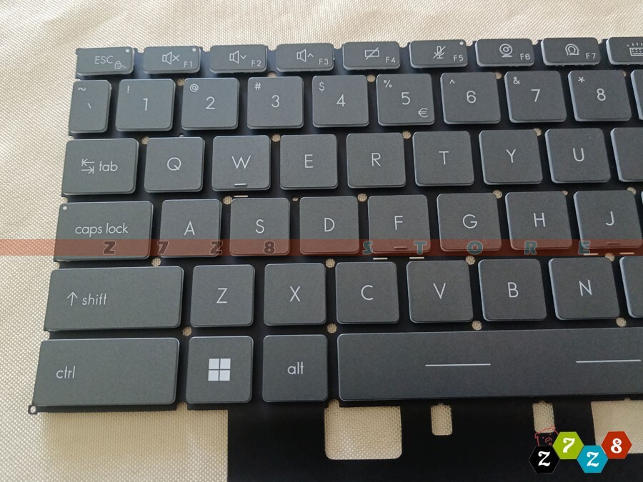 New For MSI Modern 14 MS-14D1 MS-14D2 MS-14D3 M14 US Gray White Backlit ...