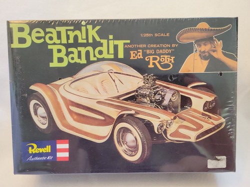 Beatnik Bandit Ed Big Daddy Roth Revell Model Kit Sealed Box 1:25 1994 ...