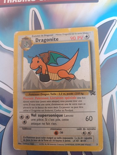 Carte Pokémon Dragonite Promo 5 Rare État Correct Français Wizard | eBay