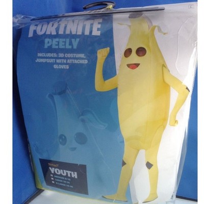 Spirit Halloween Youth MEDIUM Peely Costume - Fortnite | eBay