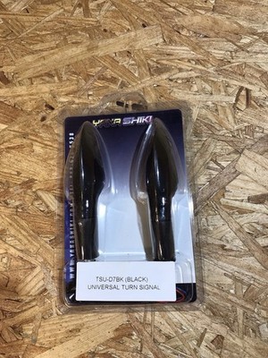 UNIVERSAL LED TURN SIGNALS (BLACK) TSU-D7BK | eBay