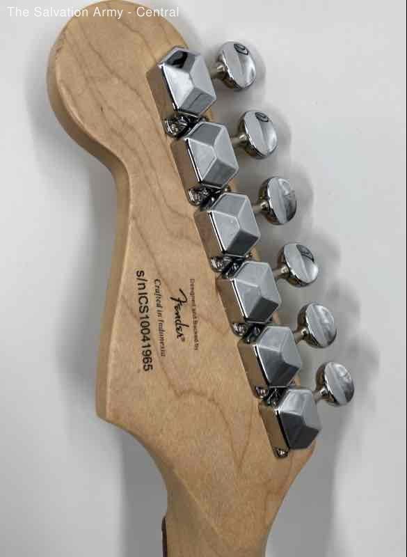 Fender Black Starcaster Mini Strat 6 String Electric Guitar With Gig ...