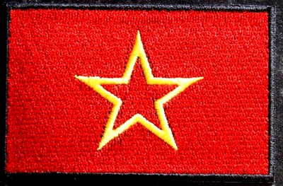Red Army Patch Soviet Flag Embroidered Iron Sew On Star USSR Russia ...
