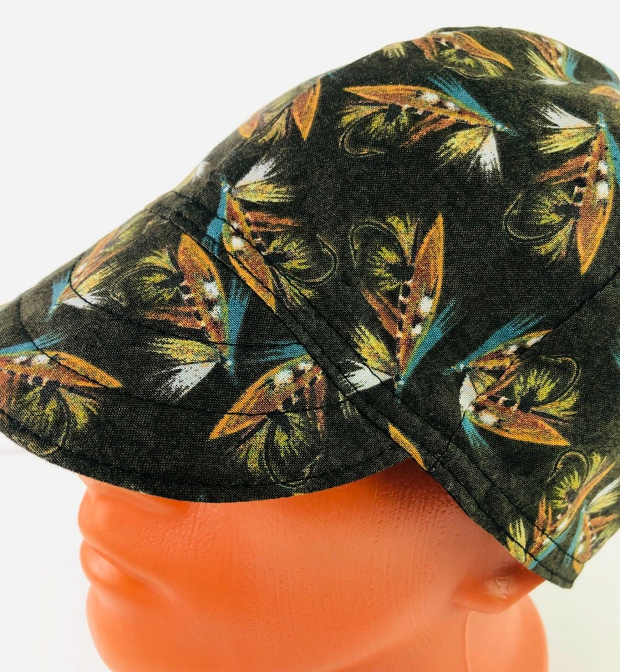 #25 Lures Fishing Reversible Welders Bikers Pipefitters Welding Cap Hat ...