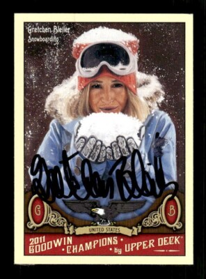 GRETCHEN BLEILER SIGNED 2011 GOODWIN CHAMPIONS #34 ON-CARD AUTO ...