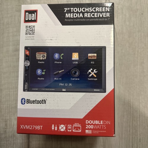 Dual Electronics XVM279BT 7" Double DIN Car Stereo with LED Touch ...