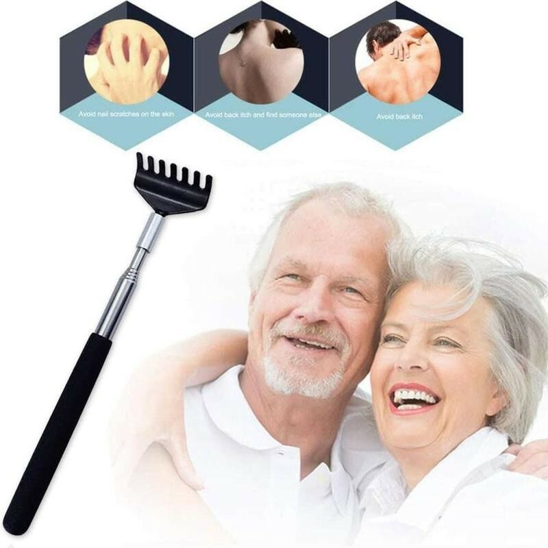 Stainless Steel Retractable Itching Rake Massage Back Scratcher_>' | eBay