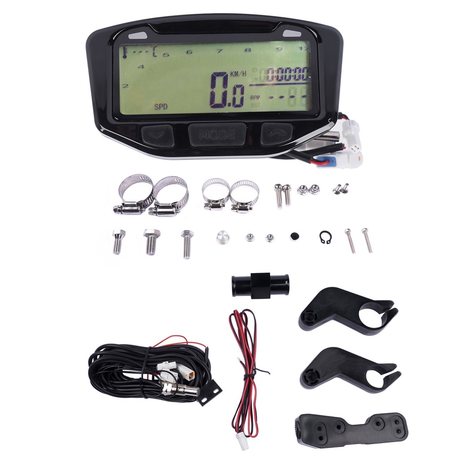 752-119 Digital Speedometer Tachometer Gauge Kit for KTM Yamaha ...
