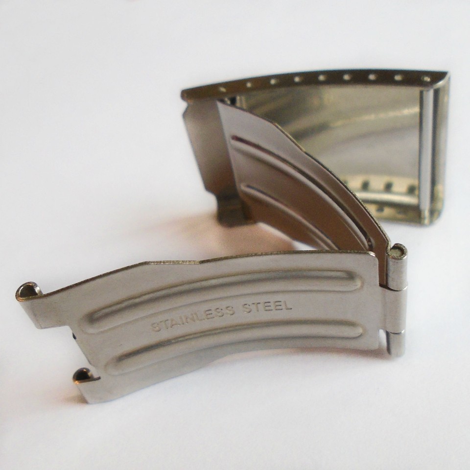 Watch Bracelet Catch Clasp Quality Stainless Steel Replacement 3-Fold ...