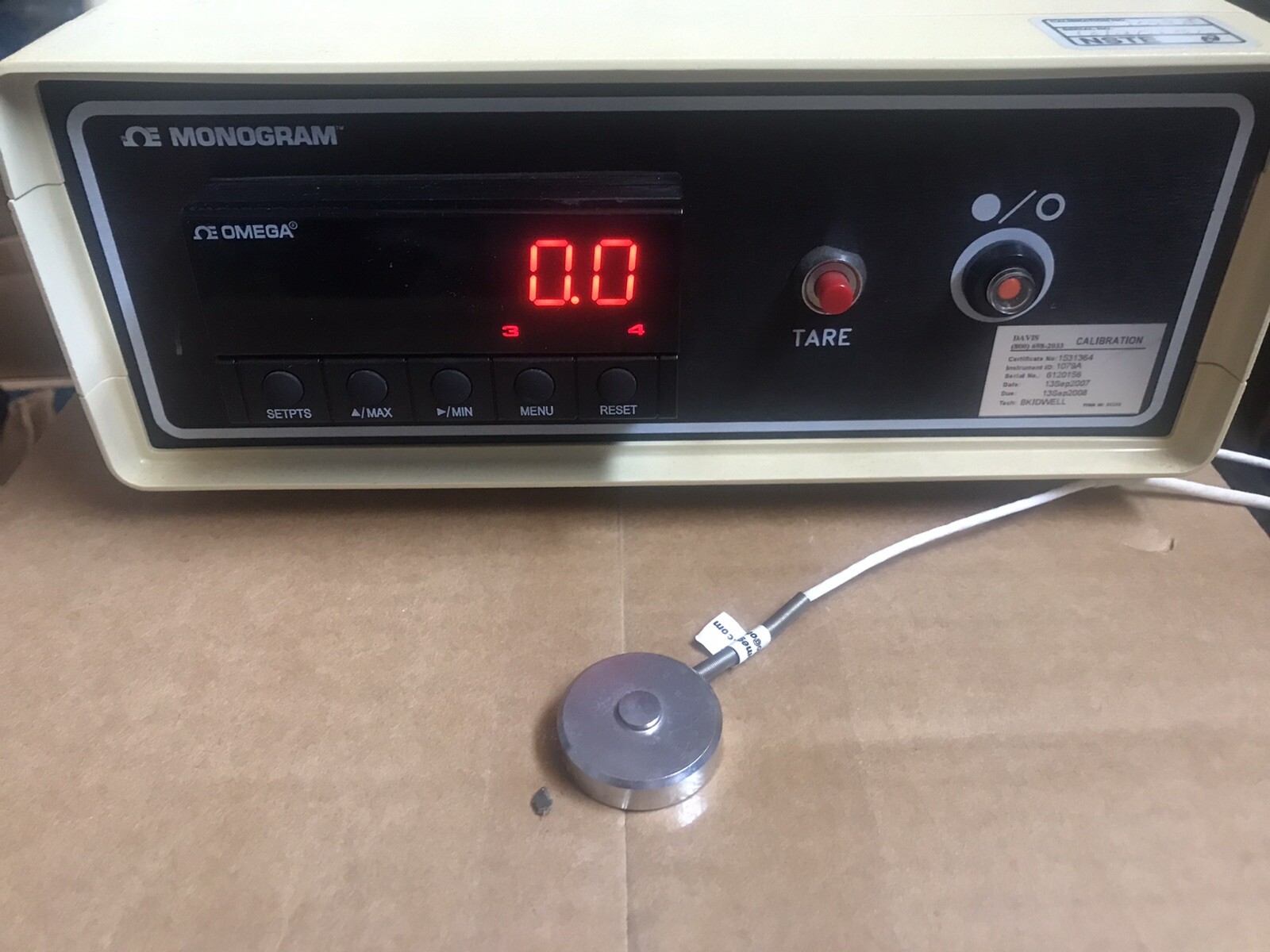 OMEGA ENGINEERING LCGD-1K / LCGD1K With OMEGA Monogram Controller | eBay