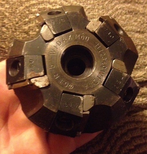 Widia Shell Face Mill Indexable Tool Holder Machinist 63 R-5 Widax M60 ...