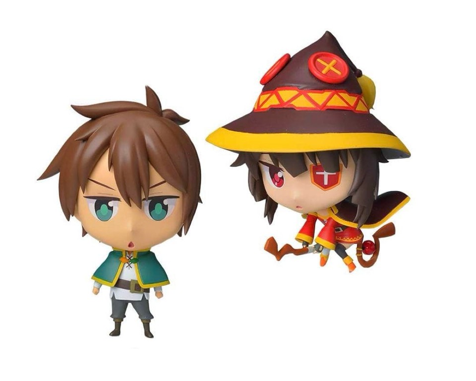 KonoSuba Mini Display Figure Kazuma Megumin Set Official Japan Anime ...