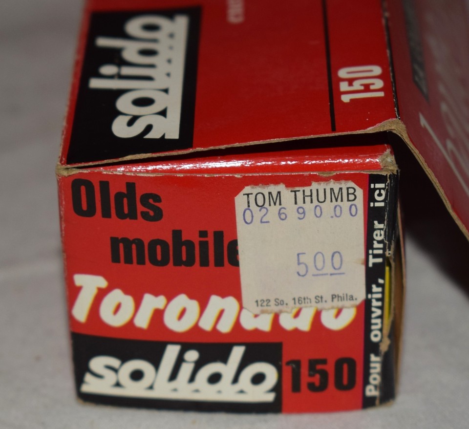 Solido No. 150 Oldsmobile Toronado Burnt Orange Diecast Car in Original ...