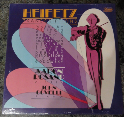 Heifetz Transcriptions Aaron Rosand Violin John Covelli Piano New ...