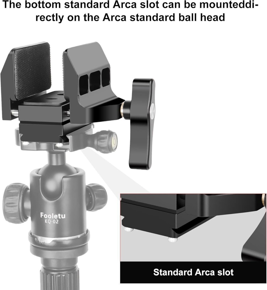 Shooting Saddle Clamp Tripod Rifle Clamp Arca Swiss Rifle Saddle Mount ...