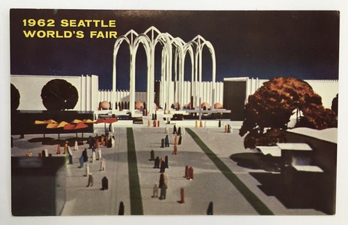 Postcard US Science Pavilion at Night, Seattle World's Fair, WA 1962 ...