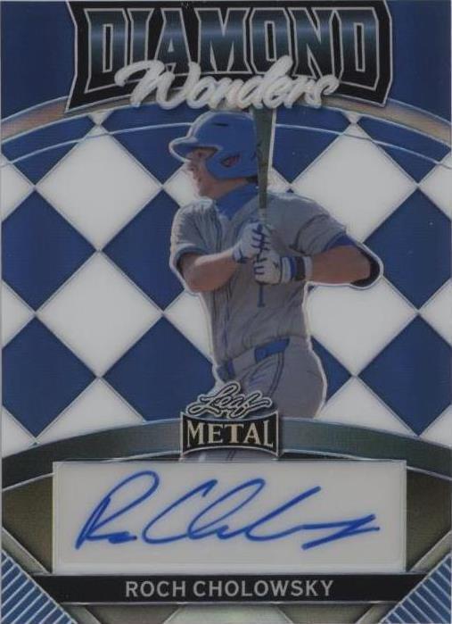 2024 Leaf Metal - Diamond Wonders Roch Cholowsky #DW-RC1 Blue Prismatic ...