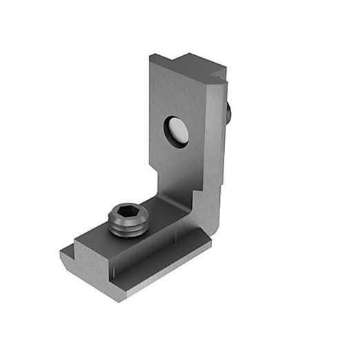 Connecteurs 90°, Rainure 8, Intérieur, Stahldruckguss, Galvanisé, Avec ...